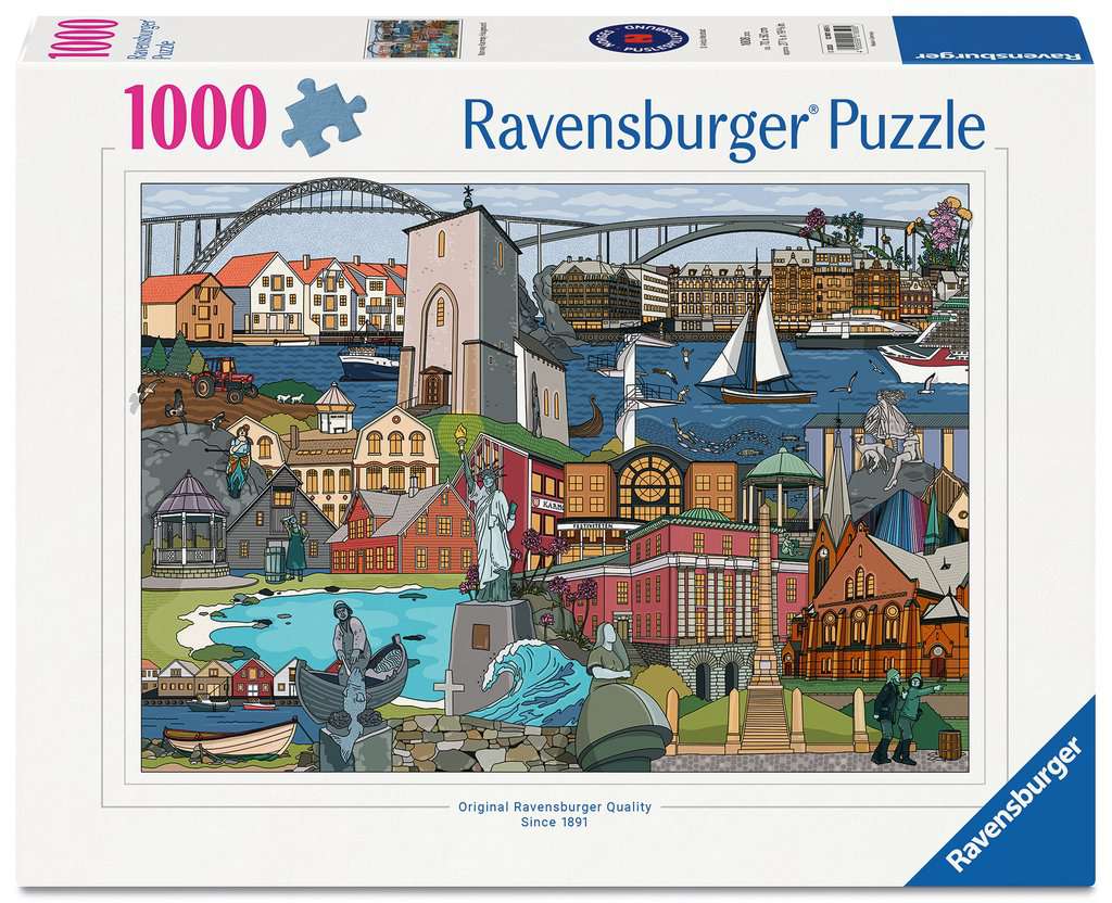 Norway Karmoy Haugesund 1000p | Aikuisten palapelit | Palapelit ...
